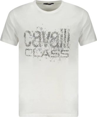 Cavalli Kurz&auml;rmeliges T-Shirt - - Tops - Herren - Wei&szlig; - L