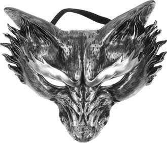 NUOBESTY GALPADA Fuchs Halbmaske aus Pu-Schaum Leicht und Atmungsaktiv Realistische Tiermaske f&uuml;r Herren Halloween Kost&uuml;m Party Maskerade