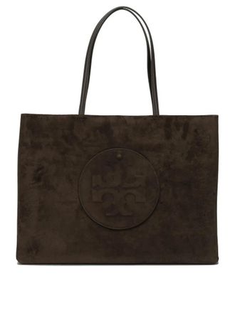 Tory Burch Tory Burch Hobo Bags - Spacious Suede Shoulder Bag - Gr. unisize - in Schwarz - f&uuml;r Damen