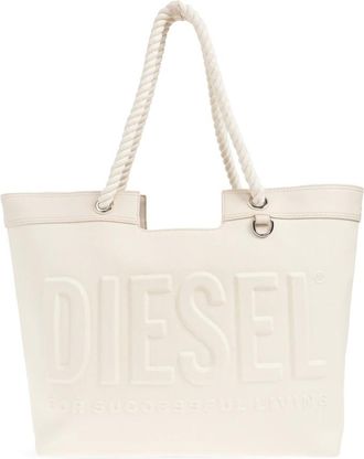 Diesel Femme, Sacs, Beige, Taille: ONE Size DSL 3D Shopper