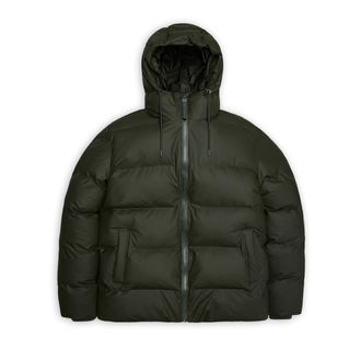 Rains Alta Puffer Jacket Green Mantel