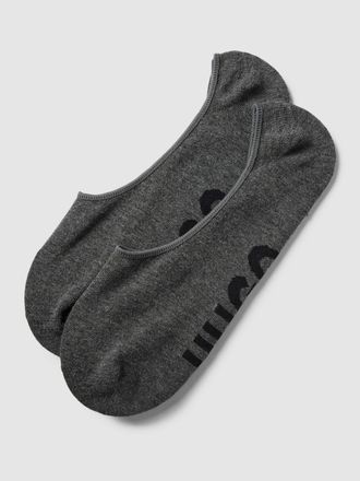 HUGO BOSS F&uuml;&szlig;linge mit Label-Detail im 2er-Pack