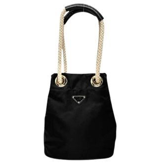 Prada Pre-owned Vintage Nylon Bucket Bag - Femme - Pre-owned - Noir - Taille: ONE Size