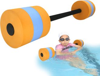 Generico Wasser-Hantel: Langhantel von 75 x 15 cm, kurze Wasserhanteln von 50,5 x 15 cm, Gewichte f&uuml;r Aerobic-&Uuml;bungen im Pool, Eva-Fitness-Hanteln, Widerstands