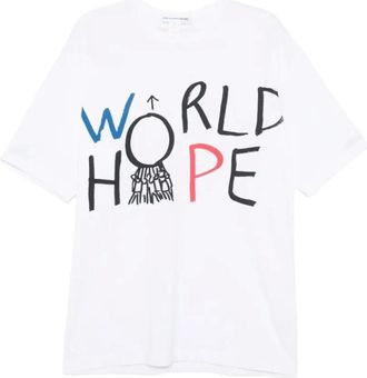 Comme Des Gar&ccedil;ons Homme, Tops, Blanc, Taille: S T-shirt Knit