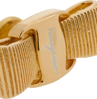 Ferragamo Fiocco Vara Earrings - Gold