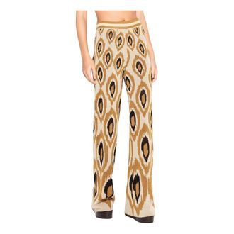 Akep Femme, Pantalons, Multicolore, Taille: 40 FR Wide Pantalons