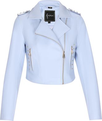 Faina Jacke Frauen hellblau
