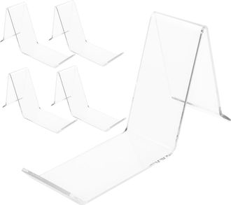 Cabilock Teiliges Acryl Schuhdisplay Transparentes Schuhaufsteller Podest für Einzelhandel Langlebiges Kratzfestes Schuhausstellungsregal Weiß für Schuhgeschäf