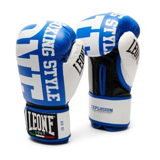 LEONE 1947 Boxing Gloves Explosion Unisex 14OZ Blue GN055