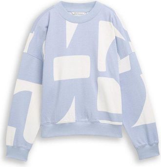 Tom Tailor Sweatshirt Strick & Sweatshirts Loose Fit Sweatshirt mit Muster
