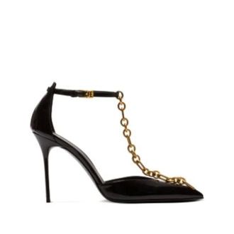 Balmain Femme, Chaussures, Noir, Taille: 36 EU Escarpins en Cuir Sync