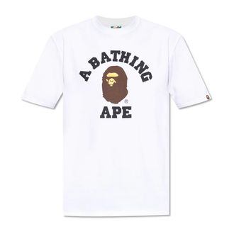 A Bathing Ape Bedrucktes T-Shirt - - Tops - Herren - Wei&szlig; - XL