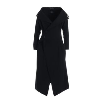 Yohji Yamamoto Gabardine-Jackenkleid - - Dresses - Damen - Schwarzk - M