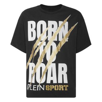 Plein Sport Homme, Tops, Multicolore, Taille: XL T-Shirt Col Rond MC Scratch