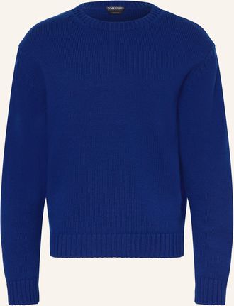 Tom Ford Pullover Mit Cashmere blau