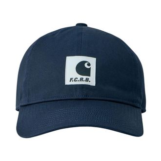 Carhartt Work in Progress Logo Patch Baseball Cap - - Accessories - unisex - Blau - ONE SIZE