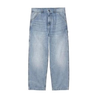 Carhartt Work in Progress Homme, Jeans, Bleu, Taille: XS Jean Baggy Droit Lâche