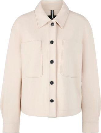 Marc Cain Femme, Vestes, Beige, Taille: 42 FR Weiche Hemdblusenjacke