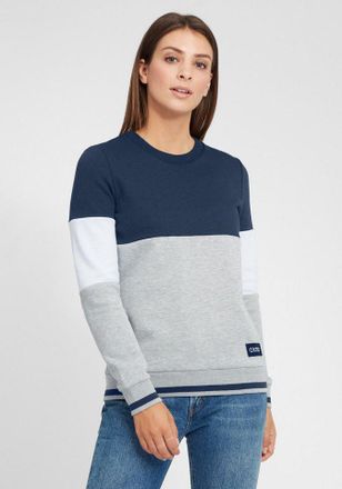 Oxmo Hoodie OXOmaya Sportlicher Sweatpullover mit kontrastreichem Muster