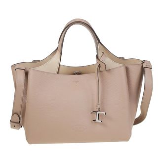 Tod's Femme, Sacs, Beige, Taille: ONE Size Tote Bags