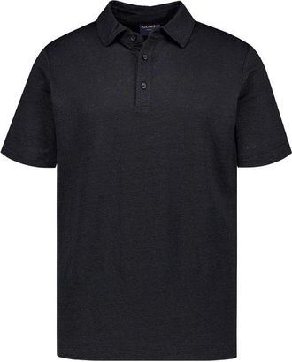 Olymp Herren Polo-Shirt schwarz