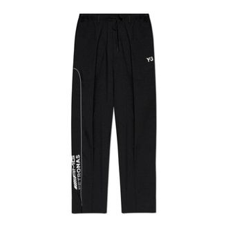 Yohji Yamamoto Homme, Pantalons, Noir, Taille: M Kr2343 Track Pants