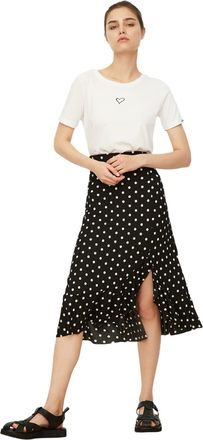 Trendyol Damen Multi-coloured Patterned Fried Skirt, Mehrfarbig, S EU