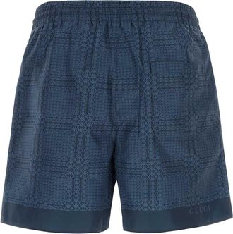 Gucci Boxer Swimming Shorts - Blue