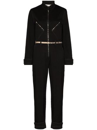 Stella McCartney combinaison &agrave; logo - Noir