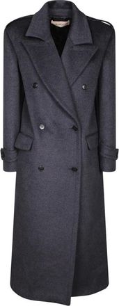 Blanca Vita Femme, Manteaux, Noir, Taille: 42 FR Colle 0434 Manteau Crois&eacute;