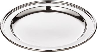 Edzard Untersetzer Faden (ø 13 cm), schwerversilbert, Gläserteller, Flaschenuntersetzer