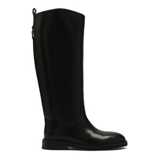 Kazar Schwarze Stiefel mit flacher Sohle.Dieses Produkt f&auml;llt gro&szlig; aus. - - Shoes - Damen - Schwarzk - 36 EU