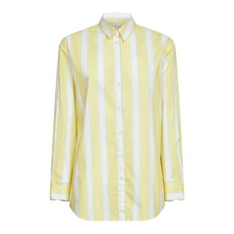 MC2 Saint Barth Femme, Blouses et Chemises, Jaune, Taille: 38 FR Brigitte Shirt