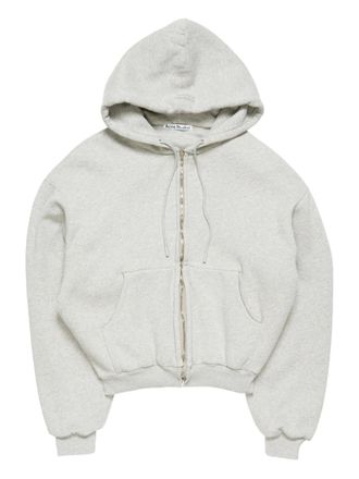 Acne Studios hoodie &agrave; fermeture zipp&eacute;e - Gris