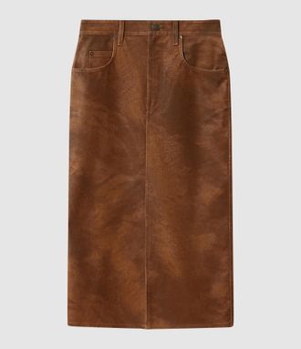 Isabel Marant Jupe Bisane Brown