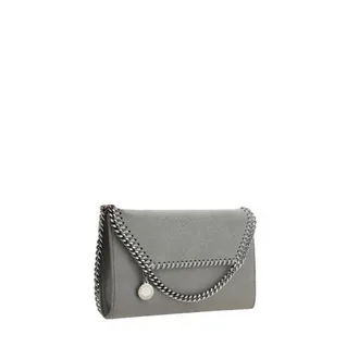 Stella McCartney Womens Gray Polyester Shoulder Bag