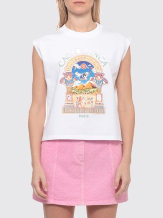 Casablanca Tanktop aus Bio-Baumwolle mit Grafikprint und Logo