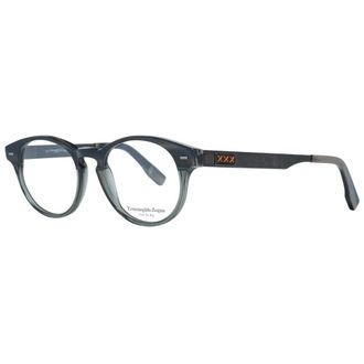 Ermenegildo Zegna Graue Runde Herren Brillen - - Accessories - Herren - Grau - ONE SIZE