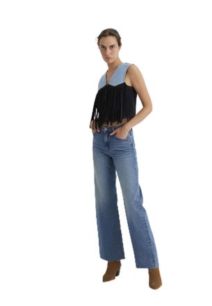 Mavi Damen Malibu Jeans, Light Used Brushed Denim, 26/28