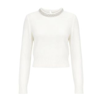 Pinko Pinko - Pull Berlino - Femme - Pulls - Blanc - Taille: 36 FR