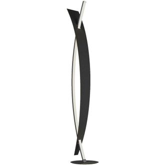 Lucande Neuwertig] Lucande Led Stehleuchte Marija Stehlampe Lampe Wohnzimmerlampe Led 24 w Schw103 B-Ware