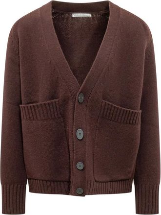 STUDIO NICHOLSON Cardigan 5GG - Homme - Pulls - Brun - Taille: S