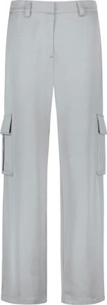 Gerry Weber Femme, Pantalons, Gris, Taille: 40 FR Wide Pantalons