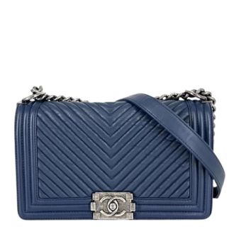 Chanel Pre-owned Vintage Schultertasche - - Pre-owned - Damen - Blau - ONE SIZE