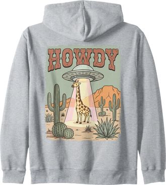 Image UFO Howdy Desert Giraffe Kapuzenjacke