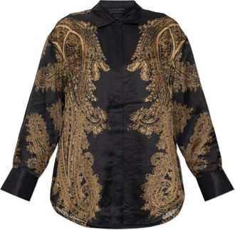 AllSaints Damen, Blusen & Hemden, Schwarzk, 3XSGr&ouml;&szlig;e