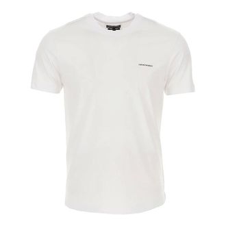 Emporio Armani Homme, Tops, Blanc, Taille: 2XL T-shirt blanc &agrave; manches courtes 8N1Td81Juvz0100