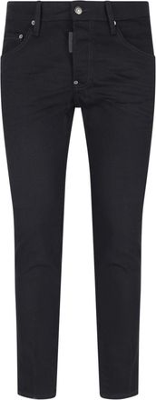 Dsquared2 Straight Leg Jeans - Schwarz