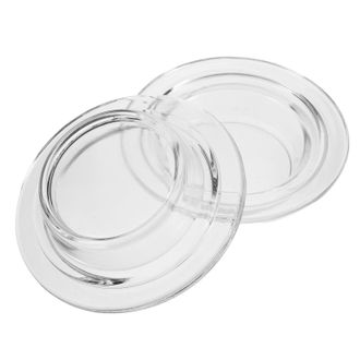 BESPORTBLE Toyvian 2 St&uuml;ck Wachsschmelzbrenner Eins&auml;tze aus Glas 11,7cm Ersatz Wachsw&auml;rmer Schalen f&uuml;r Duftlampen Universell Kompatibel Transparent Leicht zu Rei